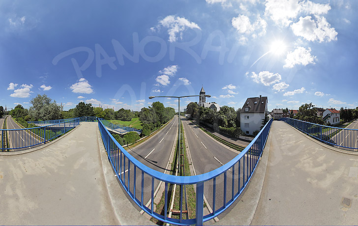 Schwanheim - Schwanheimer Ufer - Panorama Frankfurt - p1260
